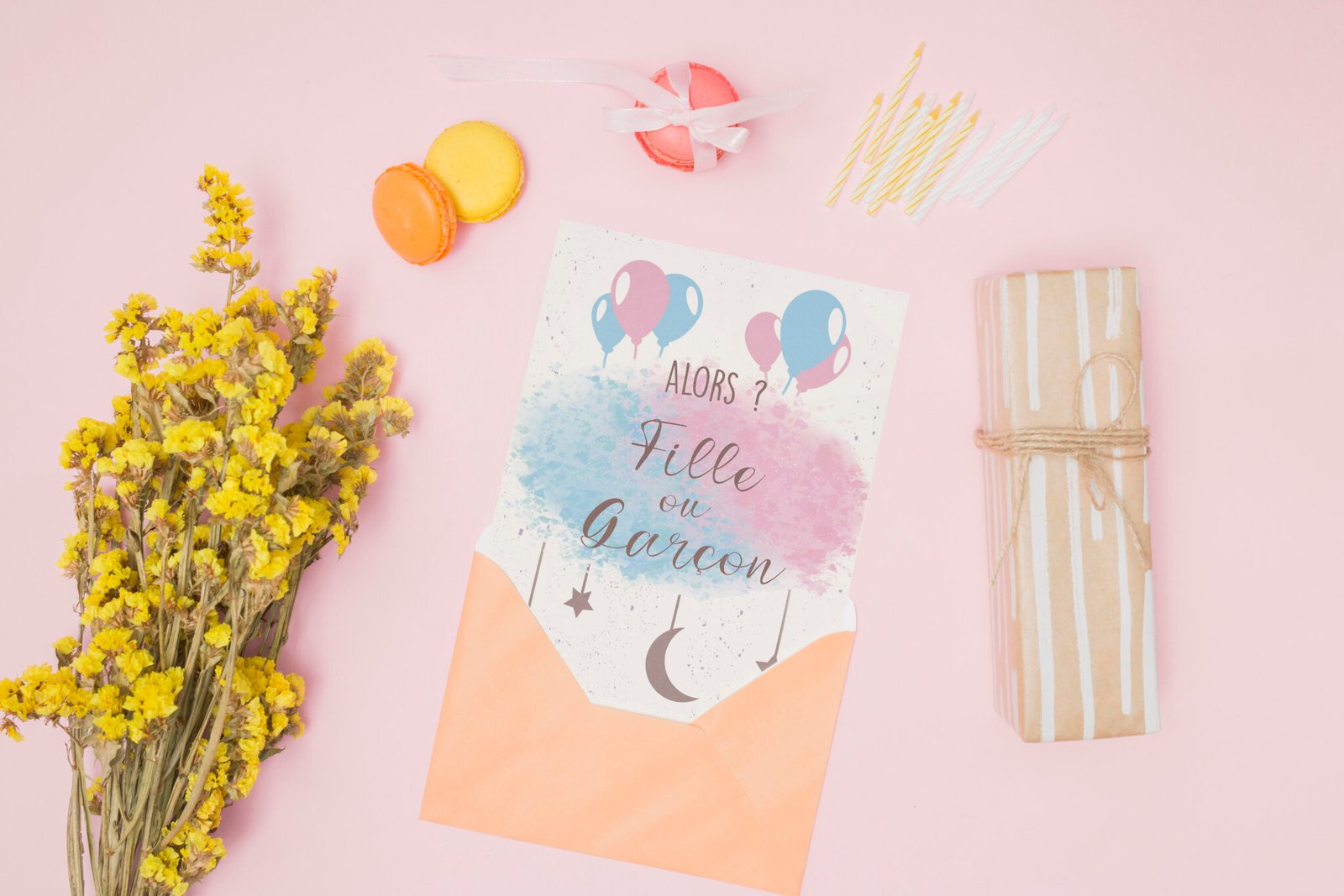 Carte invitation Gender Reveal | 1000moments